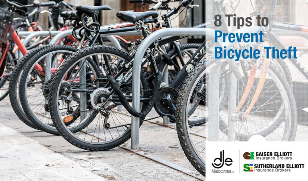 8 Tips to Prevent Bicycle Theft - DJE and Associates Inc.